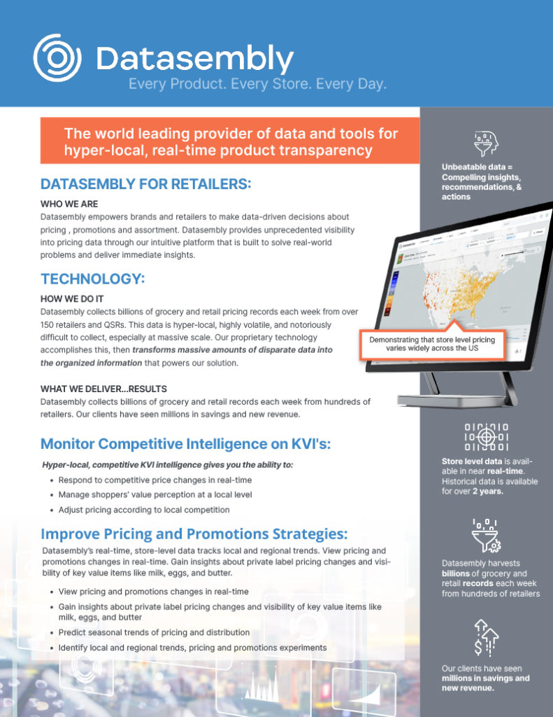 Overviews and Infographics | Datasembly